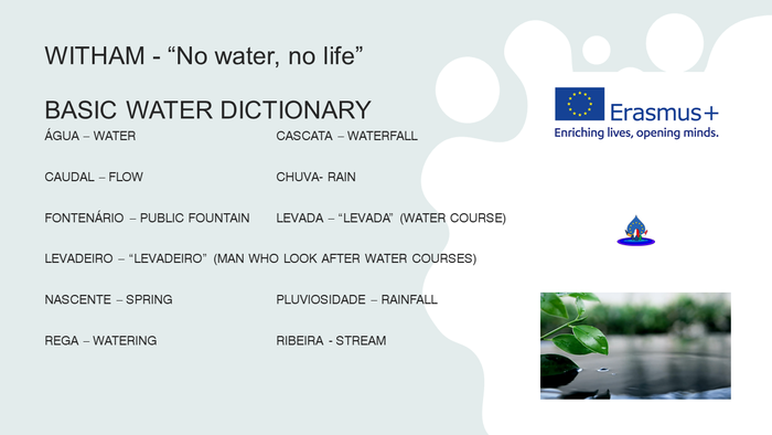 Dictionary :: Water is